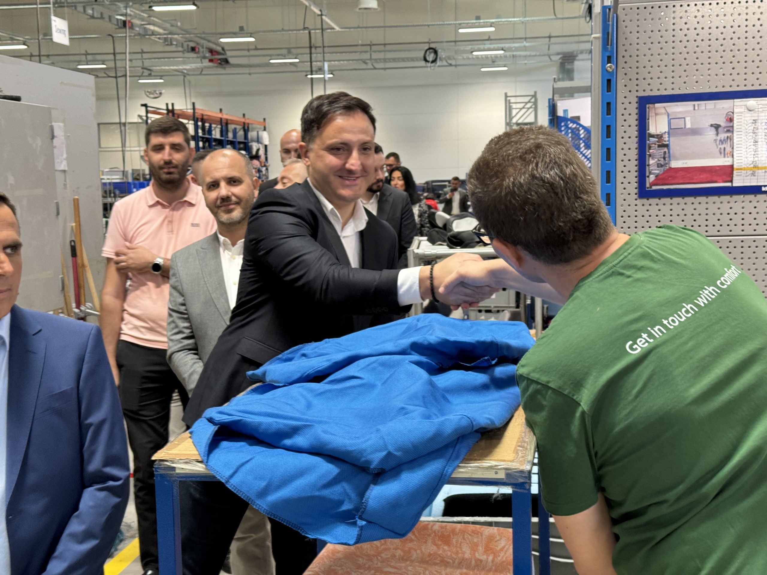 Остварена официјална посета на компаниите Леар и Киел во ТИРЗ Тетово - TIDZ